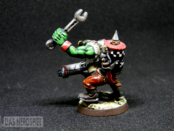 Conversion, Gorkamorka, Morker, Orks, Spanner, Warhammer 40,000 - Ork Spanner with Welding Torch ...